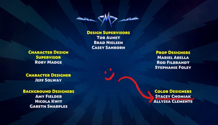 Animation Credits – STACEY CHOMIAK